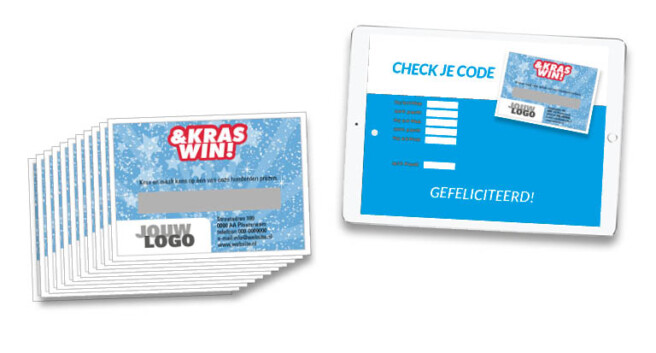 Kraskaarten laten drukken? | 123kraskaart.nl | Goedkoopste in NL-BE